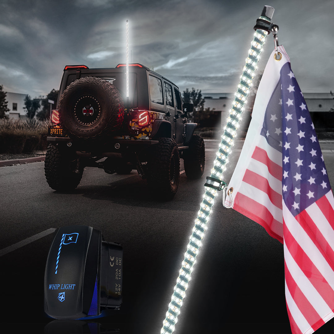 Best LED Whip Antennas for UTVs and Jeeps | Xprite Guide