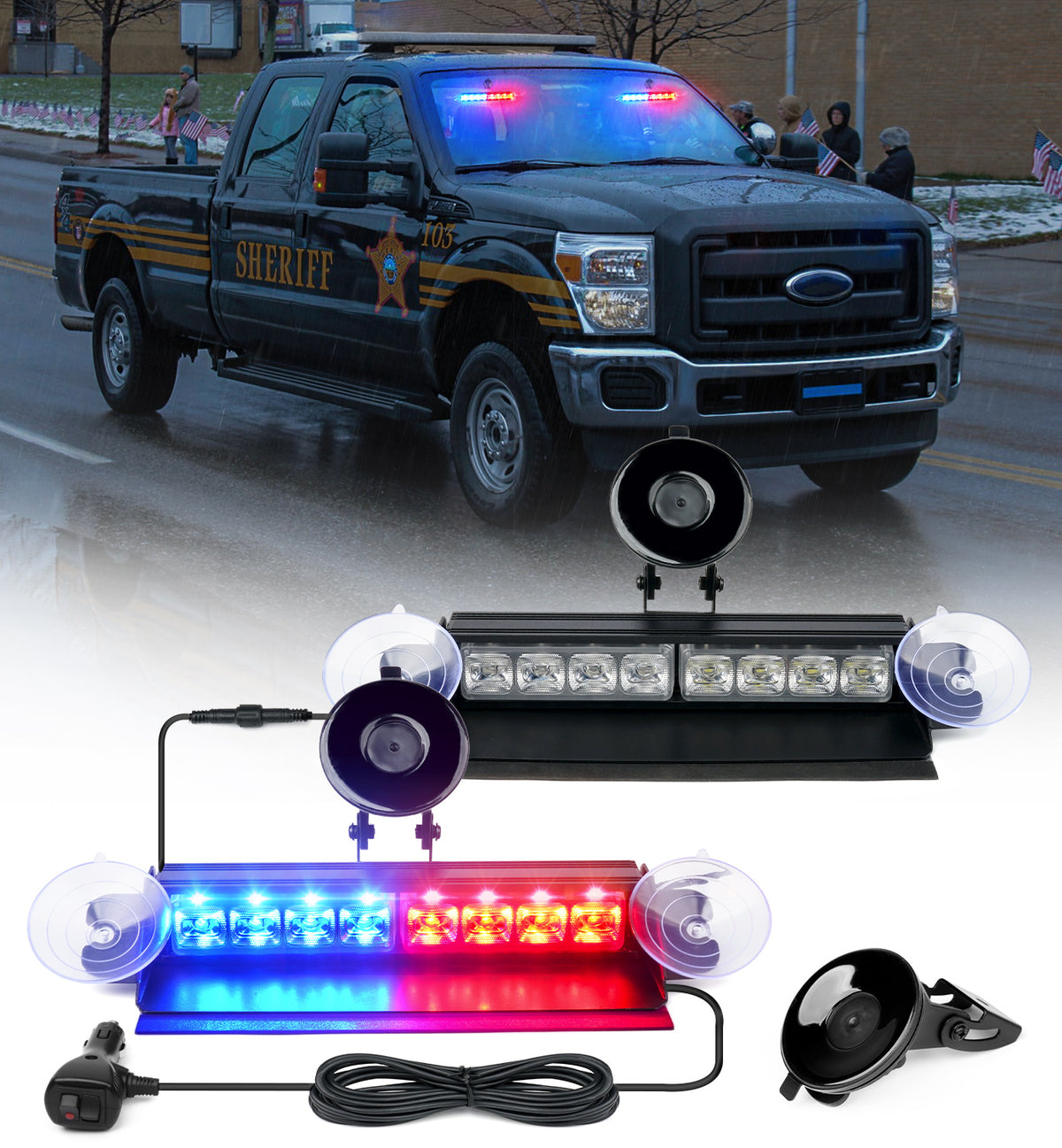 Emergency Dash Strobe Lights