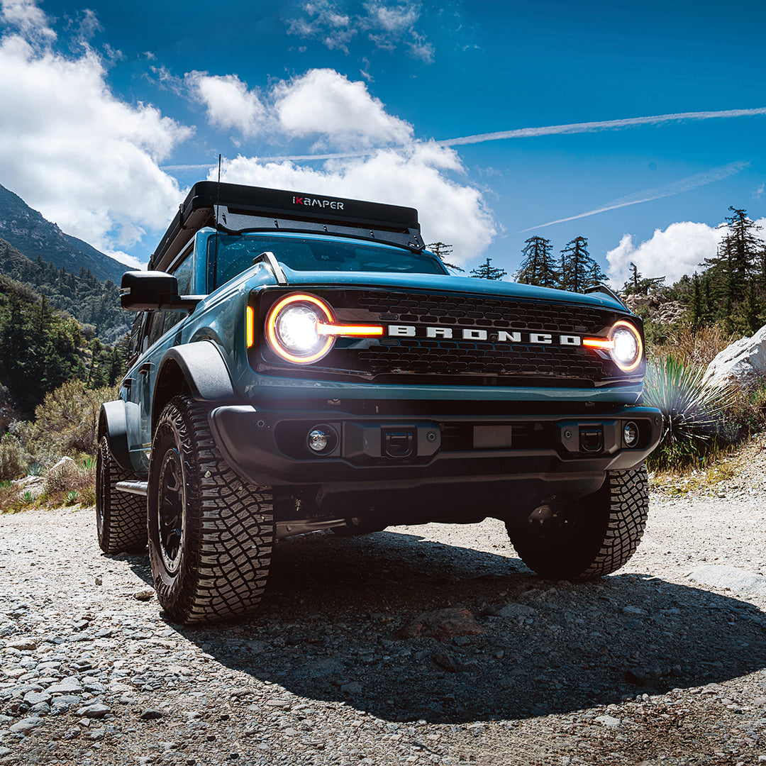 Ford Bronco LED Headlights with DRL & Sequential Turn Signals