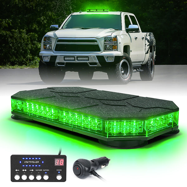 Mini Emergency Rooftop Strobe Light Bar with Magnetic Base