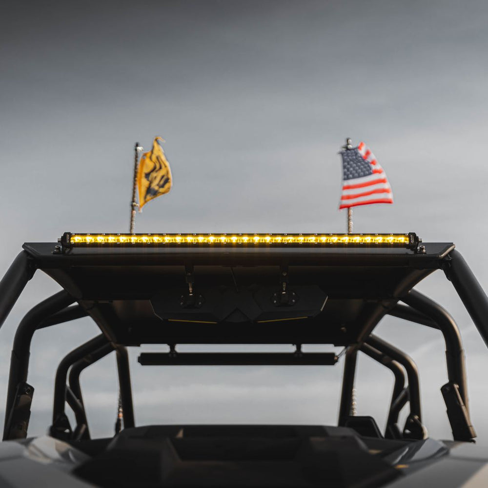 Yellow Light Bars for Trucks& UTV, Amber Flood Light Bars