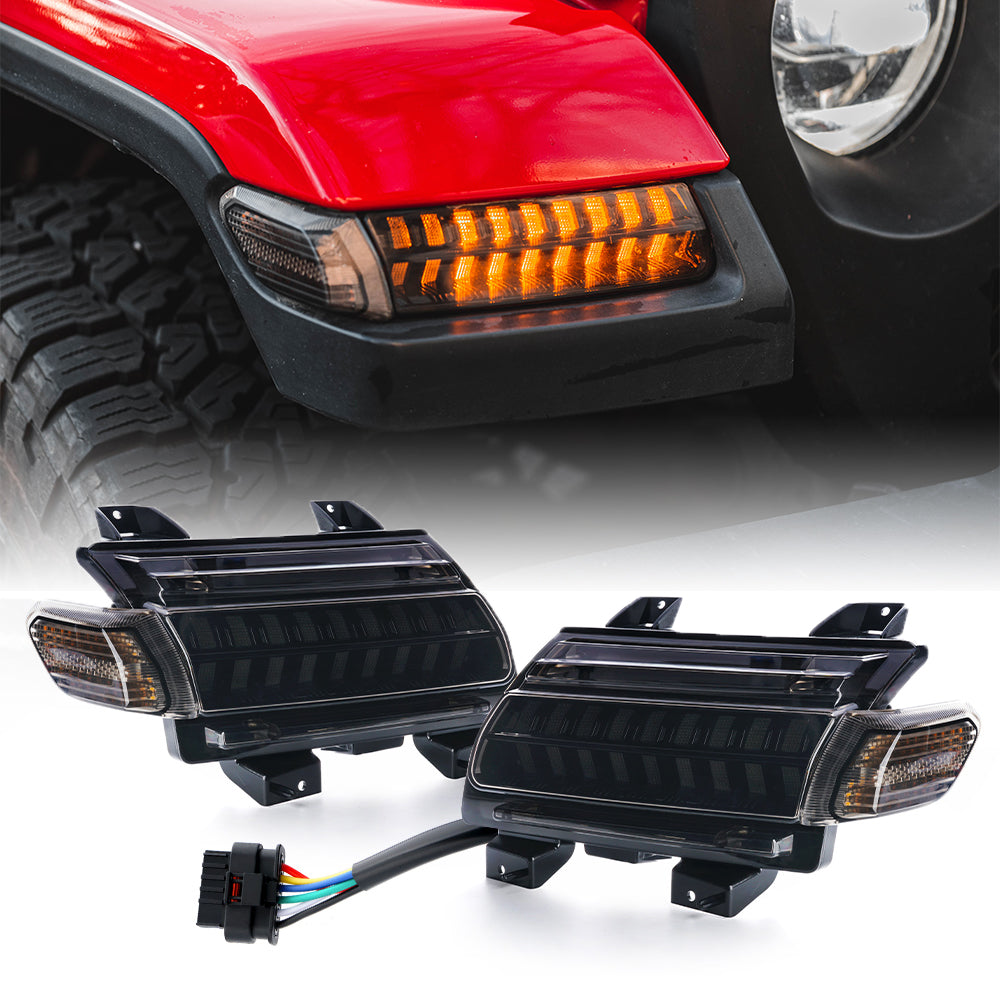 2018+ Jeep Wrangler JL & 2020+ Gladiator JT Turn Signal & Park Lights